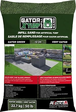 Gator XTurf Infill Sand Gator Green 50 lb — Polymeric Sand Store