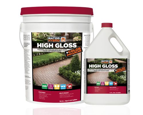Gator Hybrid Seal High Gloss + Color Enhancer- Gallon — Polymeric Sand ...